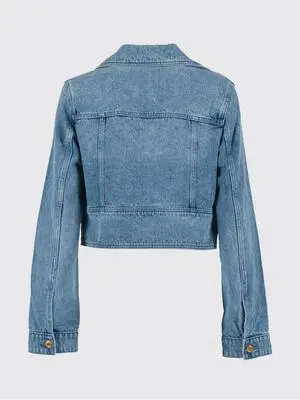 Michael Kors Cropped Denim Jacket - Multicolor