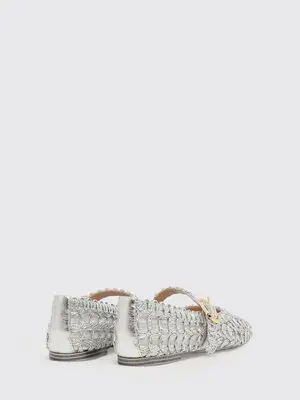 TWINSET Laminated Polyester Ballerinas