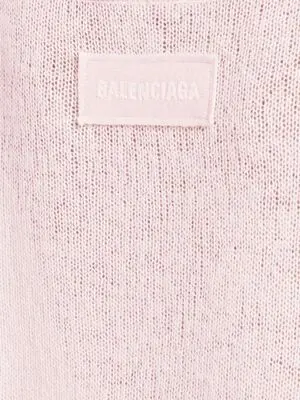 Balenciaga Cashmere Knit Sweater - Pink