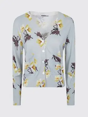 IN BED WITH YOU Floral Cotton Blend Cardigan