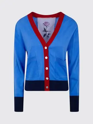 IN BED WITH YOU Cotton Blend Cardigan - Blue