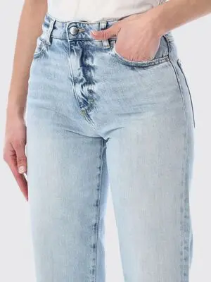 ICON DENIM LOS ANGELES Jilli Cropped Fit Denim Jeans - Blue