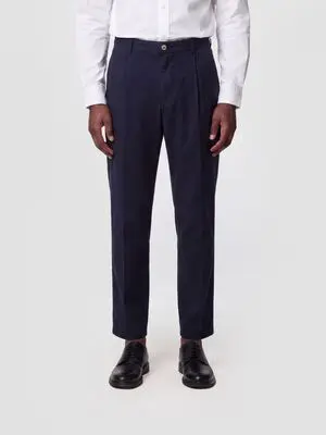 BRIGLIA 1949 Poplin Trousers - Blue