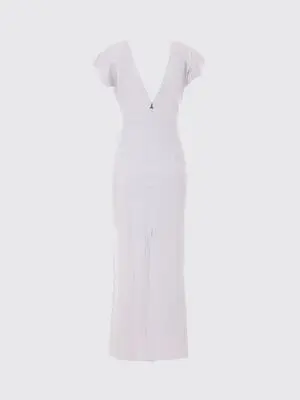 Patrizia Pepe Long Sleeve V-neck Maxi Dress