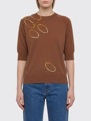 Dries Van Noten Embellished Sweater - Brown