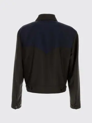 Versace Bi-wool Blend Bomber Jacket