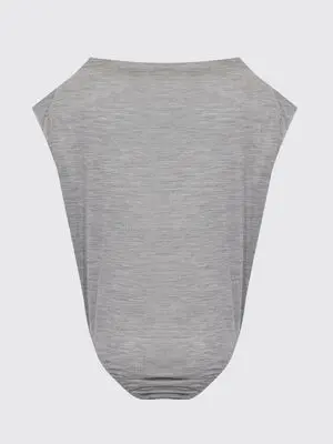 Patrizia Pepe Knit Bodysuit With Flower Appliqu
