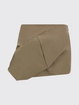ENTIRE STUDIOS Draped Cotton Mini Skirt - Beige
