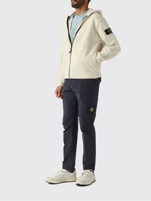 Stone Island Cotton Zip-up Hoodie