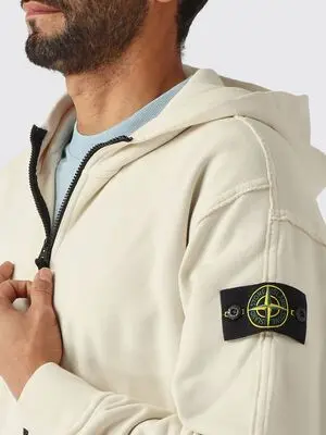 Stone Island Cotton Zip-up Hoodie