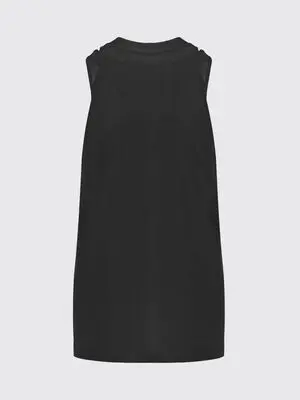 DARKPARK Sleeveless Crewneck Top In Stretch Cotton