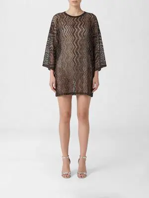 Missoni Zig Zag Viscose Lurex Knit Mini Dress