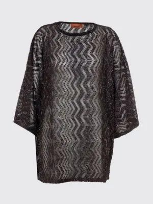 Missoni Zig Zag Viscose Lurex Knit Mini Dress