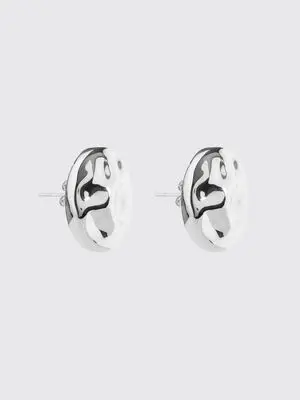Federica Tosi 18kt -plated Bronze Rock Earrings - Platinum