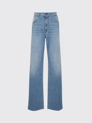 FAY Cotton Blend Denim Flared Jeans - Blue