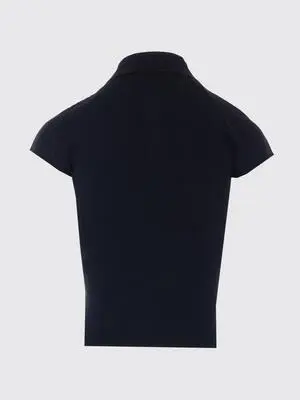 Dolce & Gabbana Ribbed Viscose Knit Polo Shirt