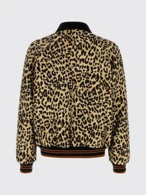 Valentino Garavani Leopard Print Bomber Jacket - Multicolor