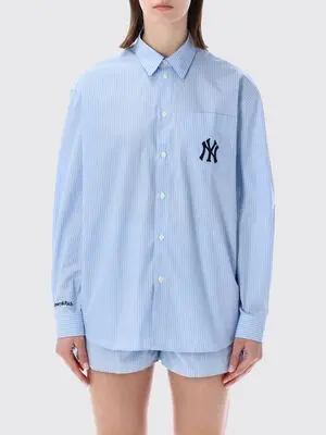 SPORTY & RICH Striped Button-up Shirt