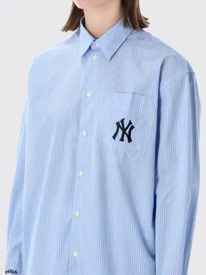 SPORTY & RICH Striped Button-up Shirt