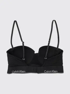 Calvin Klein Cotton Blend Bra - Black