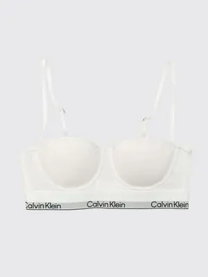 Calvin Klein Cotton Blend Bra - White