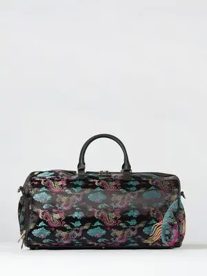 SPRAYGROUND Embroidered Dragons Nylon Duffle Bag