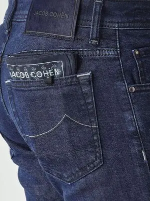 Jacob Cohen Slim Fit Stretch Cotton Jeans - Denim