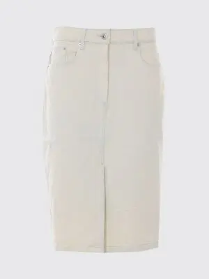 A.p.c. Midi Skirt In Cotton Denim