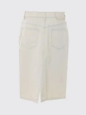 A.p.c. Midi Skirt In Cotton Denim