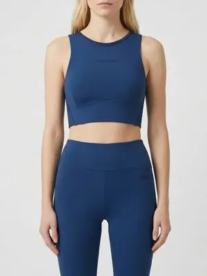 Patrizia Pepe Cropped Stretch Technical Jersey Sports Top