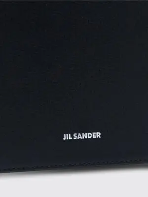 JIL SANDER Tangle Leather Bag - Black