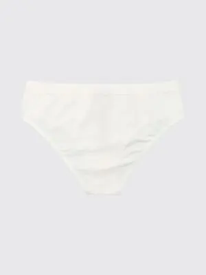 MAISON MARGIELA Cotton Blend Briefs With Logo - White