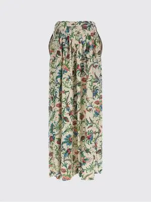 Etro Long Skirt In Cotton With Paisley Print