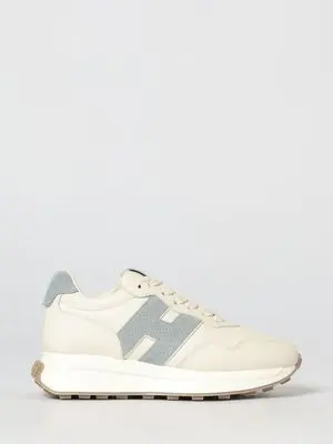 Hogan H641 Leather And Suede Sneakers - White
