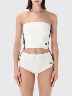 ADIDAS ORIGINALS Strapless Cropped Top With Signature Stripes