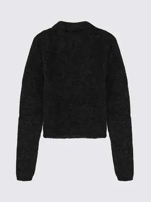 Our Legacy Wool Polo Cardigan - Charcoal