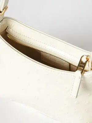 Jacquemus Le Petit Bisou Embossed Leather Bag - Ivory