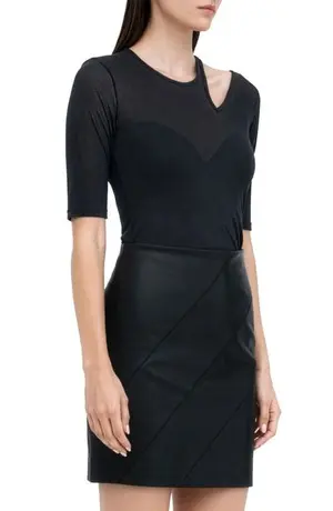 MARCELLA Taia Asymmetric Cutout Top