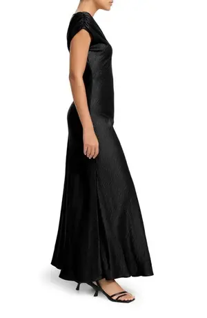 MARCELLA Shiloh Satin A-line Dress