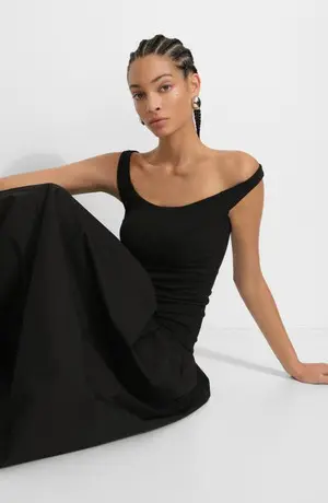 MARCELLA Selene Off-the-shoulder Dress - Black