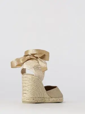 CastaÑer Espadrille Wedge Sandals - Gold