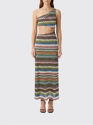 Missoni One-shoulder Cut-out Maxi Dress