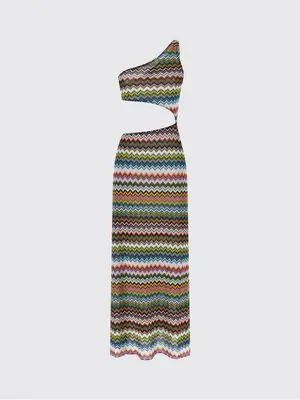 Missoni One-shoulder Cut-out Maxi Dress