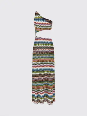 Missoni One-shoulder Cut-out Maxi Dress