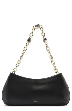 AREZZO Small Luna Baguette - Black
