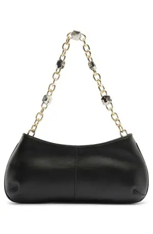 AREZZO Small Luna Baguette - Black