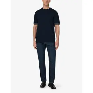 Boggi Milano Straight Regular-fit Stretch-denim Jeans