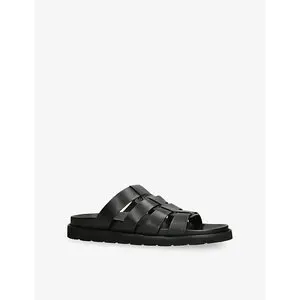 Steve Madden Ankara Leather Sandals - Black
