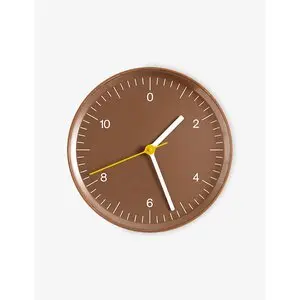 HAY Jasper Morrison Aluminium Wall Clock 26cm - Brown