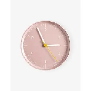 HAY Jasper Morrison Aluminium Wall Clock 26cm - Pink